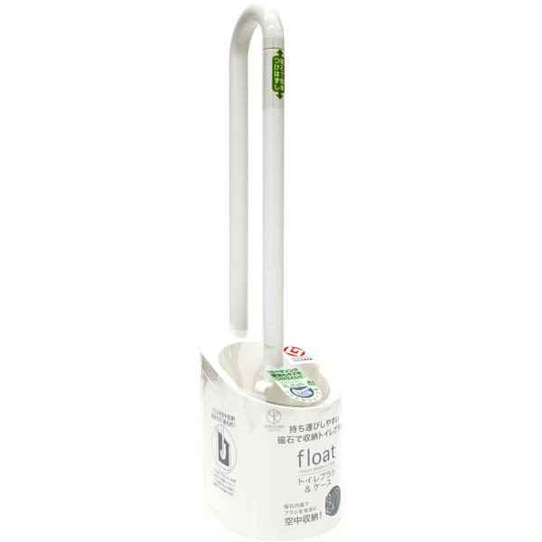 ホワイト/普通/585059・Color:ホワイトPatternName:トイレブラシ&amp;ケース・パッケージ個数:1・2015年度グッドデザイン賞受賞。・防汚加工便器に対応し、キズを付けにくく水だけで汚れを落とせます。・フチ裏もしっか...