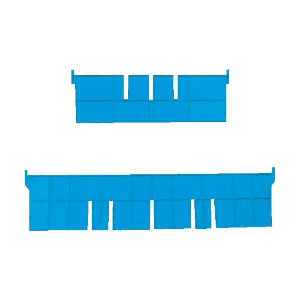 -/-/F-5SB・パッケージ個数:1・色:ブルー・適合コンテナ:F-5・外形寸法(mm)幅×高さ×厚み:171.3×144.5×4・F-5用の短手用の仕切板です。・ポリスチレン(PS)