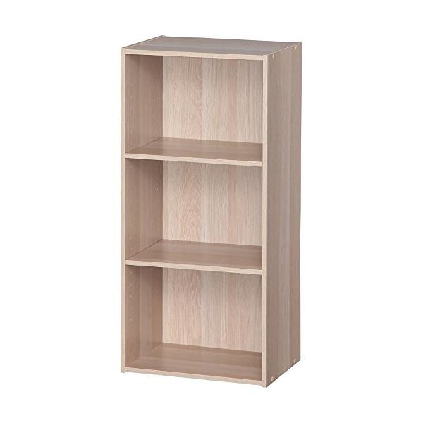 a)棚高さ移動可能・a)ナチュラル 3段 可動棚 CX-3KD・商品サイズ:幅約41.4×奥行約29×高さ約88.2・材質:プリント紙化粧パーティクルボード・可動棚板枚数:2枚・棚板サイズ(cm):幅約38.6×奥行約27.3