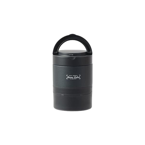 ランチジャー・ブラック 850ml HC-9・・Color:ブラックStyle:ランチジャー・製品サイズ:(約)外径11×高さ16cm・製品重量:(約)0.46kg・品名:ステンレス製まほうびん(弁当用ジャー)、実容量:ご飯容器/550ml...