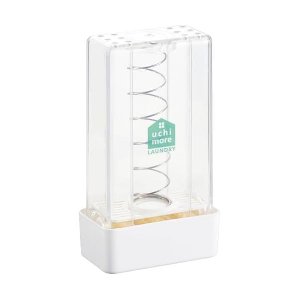 スリム(縦型)ホワイト/8×4.5×14.2cm/092104・Style:スリム(縦型)・パッケージ個数:1・これ1つでせっけん収納から汚れ落としまで。・せっけんケースのままコロコロ動かすだけ。・面倒な部分汚れのこすり洗いに。・子供服、く...