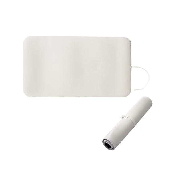 ホワイト/720×5×400mm/LA-IRMAMWH・パッケージ個数:1・丸めてコンパクトに収納。広げるだけで、どこでもアイロンがかけられるアイロンマットです。据え置きアイロン台と同等の約5mmと厚めのスポンジ生地を採用。抜群のかけ心地と...