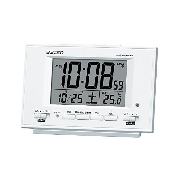 ・ホワイト 8.4×13.2×4.4cm SQ778W・・Color:ホワイト・本体サイズ:8.4×13.2×4.4cm・本体重量:0.17kg・素材・材質:プラスチック枠(白パール塗装)、前面:ガラス・原産国:中国・ムーブメント:電波修正...