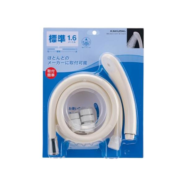 クリーム/-/366-222-C・使用温度:1〜60℃・使用圧力:0.05〜0.75MPa・ホース長さ:1.6m・色:クリーム・吐水穴外周:φ38mm
