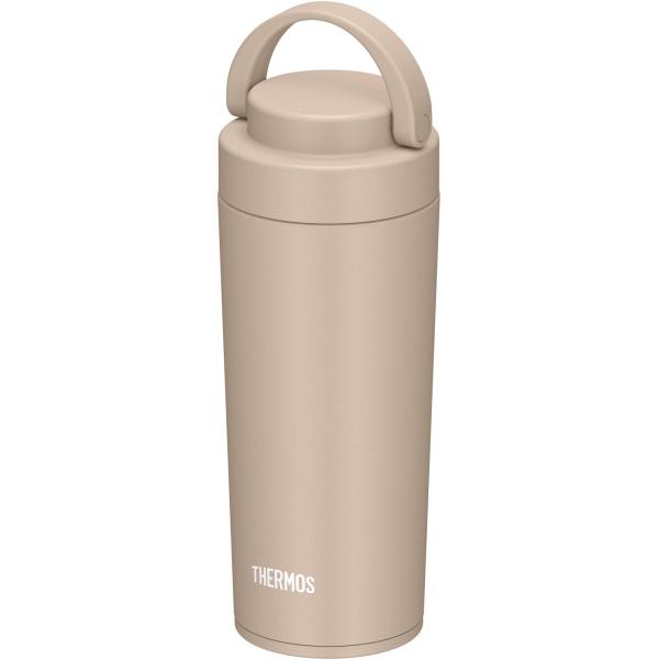 カフェラテ/420 ml/JOV-420 CL・Color:カフェラテSize:420 ml・パッケージ個数:1・折りたためるキャリーハンドル付きタンブラー・本体サイズ(約):幅7.5×奥行き7.5×高さ19.5cm、本体重量(約):300...