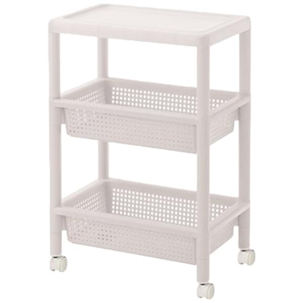三段式ホワイト/3段/F2452・パッケージ個数:1・サイズ:W45×D29×H67.3cm・原産国:日本