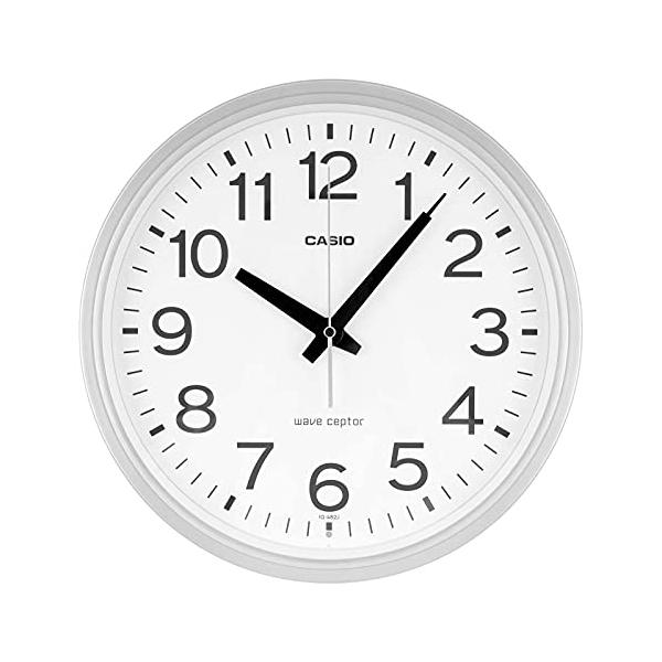 モダン・シルバー 305×305×49mm IQ-482J-8JF・・Color:シルバー・機能:電波受信機能 (自動受信/手動受信)、電波受信ONOFF機能、電波受信ランプ、秒針停止機能 (明暗判定センサーによる)、ステップ秒針・推奨電池...