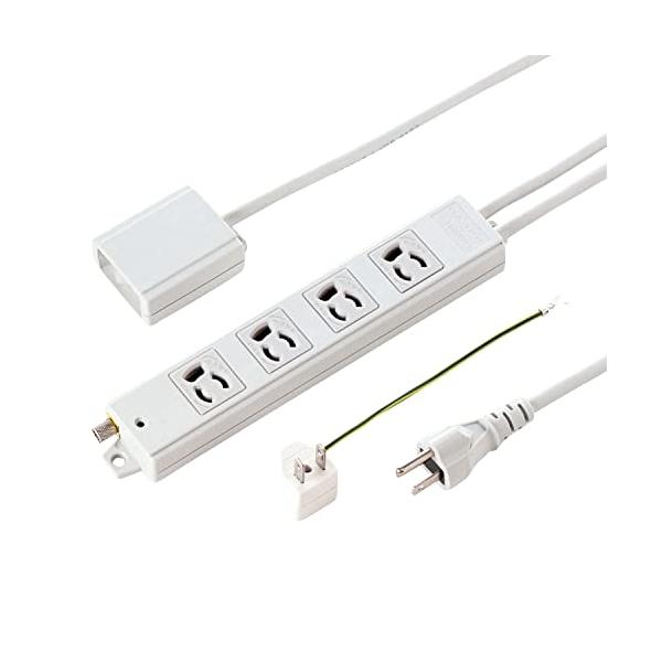 手元スイッチ付きグレー/3m/TAP-5433MGN2-3・Size:3mStyle:手元スイッチ付き・パッケージ個数:1・3P抜け止めの4個口仕様電源タップです。・通電が確認できるランプ付きです。・接続した機器の電源を手元でまとめてON・...