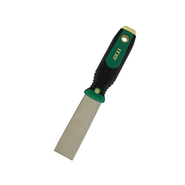 -/-/SGS-1・パッケージ個数:1・用途:ペンキはがし・サビ落し用・刃幅:32mm・タイプ:薄刃・刃部:ステンレス(SUS420JII)・柄:TPR・PP