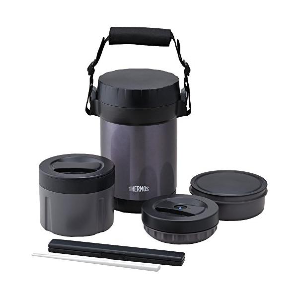 その他・ミッドナイトブルー 約1.3合 JBG-1801 MDB・・Size:約1.3合・容量:ごはん容器/0.6L(炊く前のお米の量/0.23L(約1.3合))、おかず容器/0.4L、スープ容量/0.3L・セット内容:保温容器、ごはん容器...