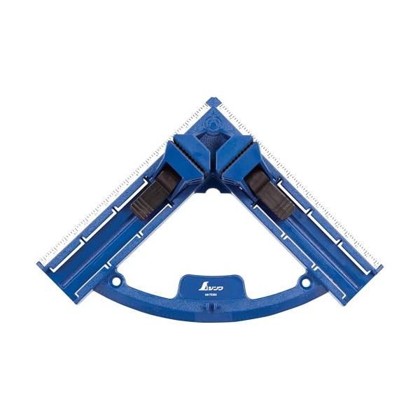 コーナークランプ青、黒/95mm/75365・Size:95mm・パッケージ個数:1・木工作業での材料の固定に便利です。・プラスチック製のため、軽量です。・レバーで簡単に固定と解除ができます。・作業台などに固定できるねじ穴付です。・メートル...