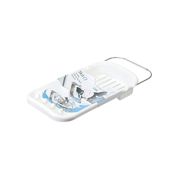 トレー(シンク内タイプ)ホワイト/57×奥行24×高さ7.5cm/HB-6553・Style:トレー(シンク内タイプ)・パッケージ個数:1・製品サイズ:(約)幅43〜57×奥行24×高さ7.5cm・製品重量:(約)0.48kg・素材・材質:...