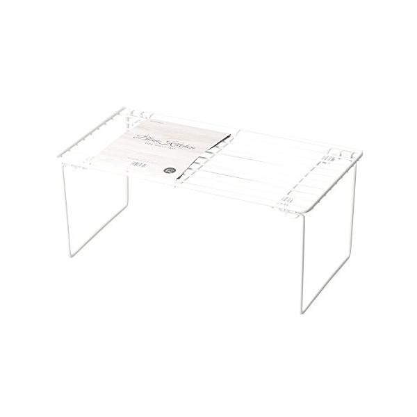 ・ホワイト Mサイズ HB-3602・・Size:Mサイズ・サイズ:(約)幅40.5×奥行22.5×高さ17.5cm・素材・材質:材料の種類/本体/鉄(エポキシ樹脂塗装)、ジョイント/ポリプロピレン・耐荷重:(約)5kg