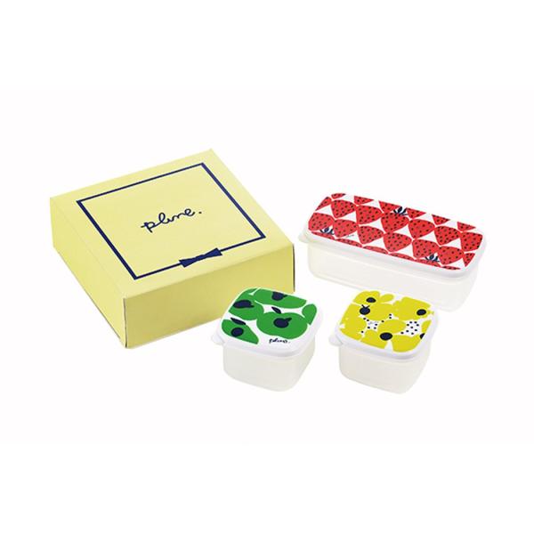 ・マルチカラー 3pc セット PL-111・サイズ (約) :正角型130ml/68×68×46mm・130ml、長角型290ml/136×70×46mm・290ml・本体重量(約):正角型130ml/25g、長角型290ml/48g・素...