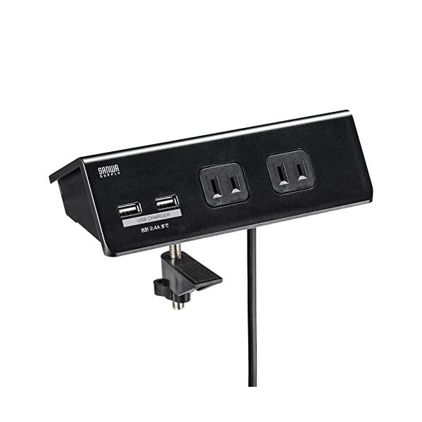 インダストリアルレッド/-/TAP-B105U-3BKN・Color:レッド・パッケージ個数:1・クランプで固定して使用できる便利なUSBポート付きタップです。・抜き差しの多い機器のプラグは、前面に差し込み、ほとんど抜き差ししないプラグは背...