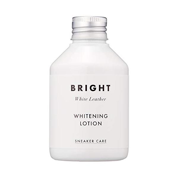 シューズクリーナー・ホワイト 150mL ホワイトニングローション・白いスニーカーをキレイに保つ。汚れ落とし＋黄ばみをカバー・白革（ツヤ革の天然皮革・合成皮革）のローションタイプの汚れ落とし・使用量の目安:1足あたり4~5mL 約30足