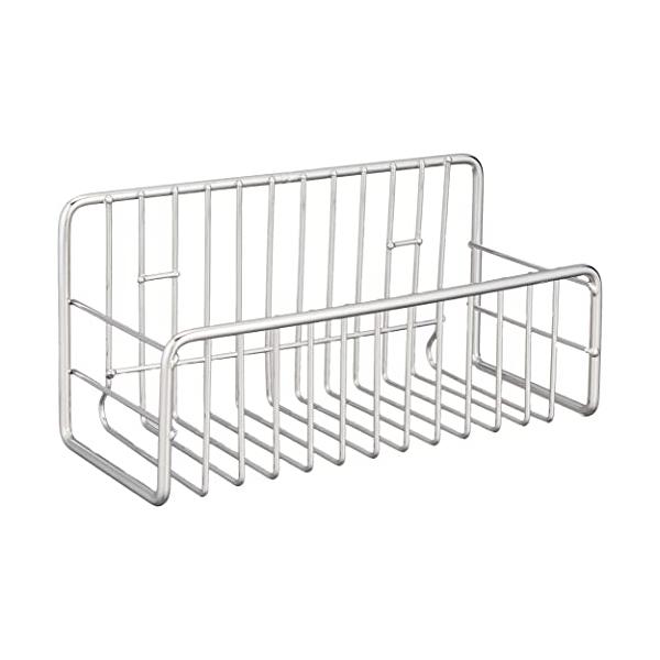 シルバー/-/HB-3951・PatternName:洗剤・スポンジラック・パッケージ個数:1・製品サイズ:(約)幅16.5×奥行7×高さ8cm(吸着盤含まず)・製品重量:(約)0.15kg・素材・材質:本体/ステンレス鋼、吸着盤/塩化ビニ...