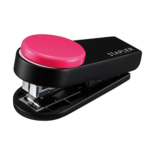 コンパクトポータブル・ピンク  HD-10XS/P・・Color:ピンク・小さくコンパクトにたため、ポーチやペンケースに収納して持ち運べる携帯ホッチキス「カラーギミック」。・【とじ枚数】 最大10枚 とじ枚数はPPC用紙64g/m2換算・【...