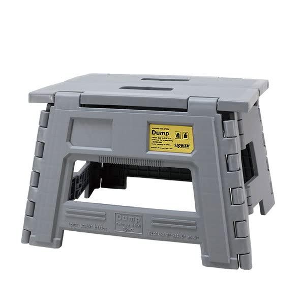 軽量グレー/ミニ/SLW308・パッケージ個数:1・サイズ:展開時/幅33.7×奥行27.9×高さ21.7cm、折りたたみ時/幅32×奥行5.3×高さ32.5cm、天板/30.8×21.3cm、素材:ポリプロピレン、炭酸カルシウム、TPR、...