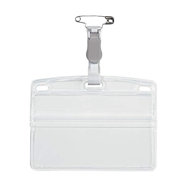 ・灰 W90mm×H55mm NT-2-GY・・Color:灰・名札用ケース・中紙寸法 / W90mm×H55mm(名刺サイズ)・生産国:日本