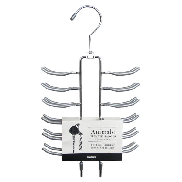 シルバー/29.3x16.5x3.5cm/AN-04・Color:シルバーPatternName:アニマーレ ネクタイハンガー・パッケージ個数:1・サイズ:約29.3x16.5x3.5cm・材質/本体:スチール/スベリ止め:塩化ビニル樹脂・...