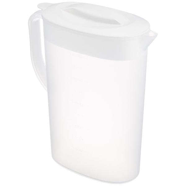 冷水筒ホワイト/3 L/HB-5186・Size:3 L・パッケージ個数:1・製品サイズ:(約)幅22.5×奥行10×高さ27.5cm・製品重量:(約)0.3kg・原料樹脂:ポリプロピレン(耐熱温度90度・耐冷温度-20度)・容量:3.0L...