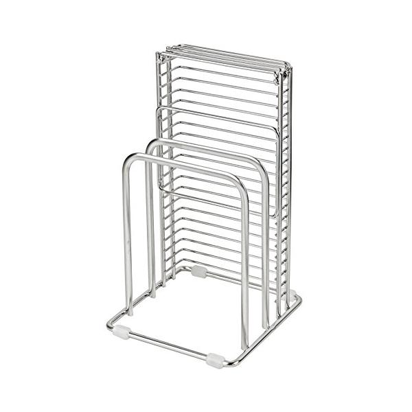 ・シルバー 12.5×13×22cm HB-3286・サイズ:(約)幅12.5×奥行13×高さ22cm・材質:本体/ステンレス鋼、すべり止め/シリコーンゴム・原産国:中国