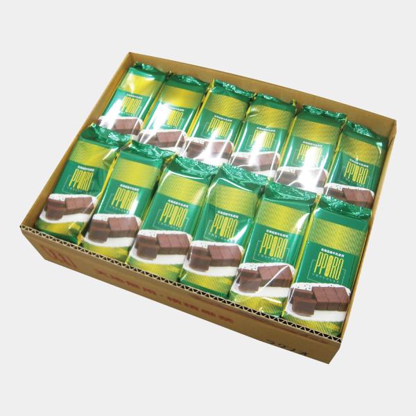 【内容量】24本入【サイズ】44×37.5×高10cm【賞味期限】製造月日から180日【原材料名】チョコレート（国内製造）、牛乳、マーガリン、液鶏卵、砂糖、小麦粉、加糖卵黄、ココアパウダー/香料、乳化剤（大豆由来）、酸化防止剤（V.E)、ク...