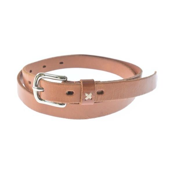 【ブランド】R.NEWBOLD (アールニューボールド)【タイプ】メンズ【商品番号】2200647333099r20260207【コンディション】ランク：B   詳細：スレあり【カラー】茶【サイズ】-【実寸(cm)】ウエスト最小:70cm,...