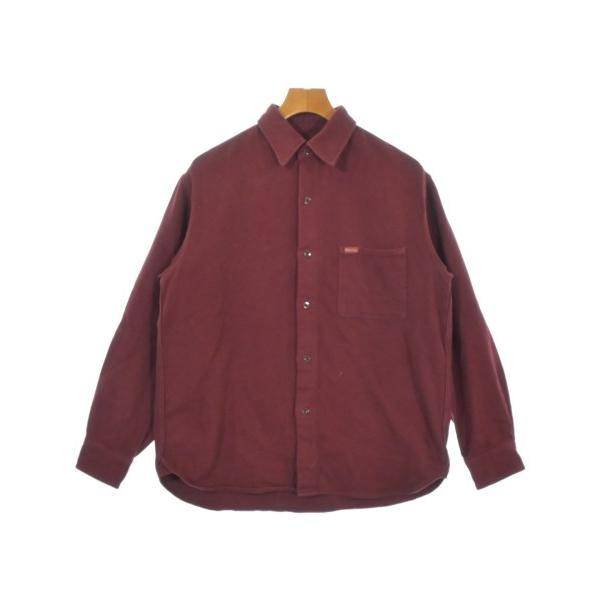 【ブランド】Time is on (タイムイズオン)【タイプ】メンズ【商品番号】2200672947247r20260422【コンディション】ランク：B   【カラー】エンジ【サイズ】0(XS位)【実寸(cm)】身幅:54cm,肩幅:47c...