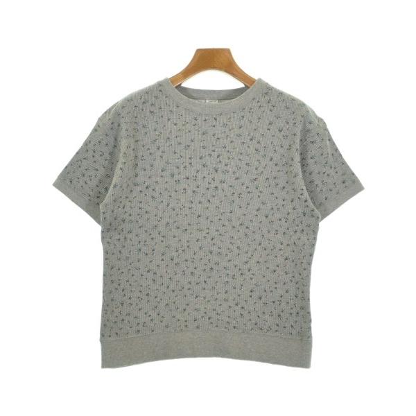 【ブランド】PAR ICI (パーリッシィ)【タイプ】レディース【商品番号】2200617161066r20251129【コンディション】ランク：B   【カラー】グレーx緑(花柄)【サイズ】F【実寸(cm)】身幅:44.5cm,肩幅:45...