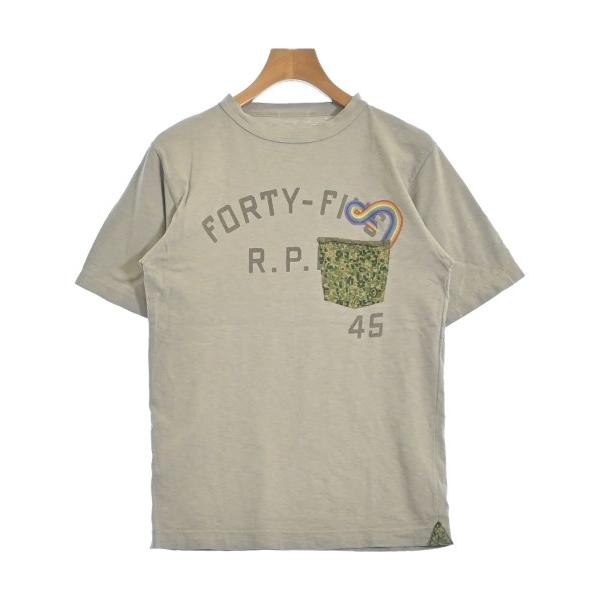 【ブランド】45R (フォーティーファイブアール)【タイプ】メンズ【商品番号】2200647376041r20260202【コンディション】ランク：B   詳細：首元ヨレあり【カラー】ベージュ【サイズ】2(M位)【実寸(cm)】身幅:47....