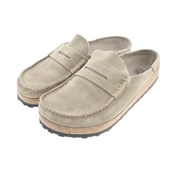 【ブランド】BIRKENSTOCK (ビルケンシュトック)【タイプ】メンズ【商品番号】2200637426077r20251224【コンディション】ランク：B   【カラー】ベージュ【サイズ】28cm【実寸(cm)】ヒール:4.5cm,ソー...