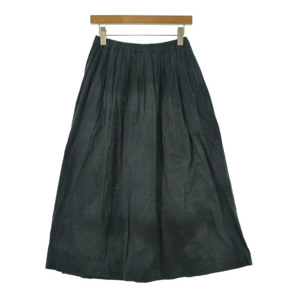 【ブランド】pas de calais (パドカレ)【タイプ】レディース【商品番号】2200680827036r20260502【コンディション】ランク：B   【カラー】紺x黒(総柄)【サイズ】36(S位)【実寸(cm)】ウエスト:63c...