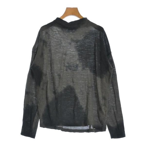 【ブランド】pas de calais (パドカレ)【タイプ】レディース【商品番号】2200681260047r20260504【コンディション】ランク：B   【カラー】こげ茶x黒(総柄)【サイズ】36(S位)【実寸(cm)】身幅:58c...