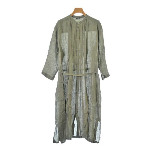 【ブランド】pas de calais (パドカレ)【タイプ】レディース【商品番号】2200647126035r20260209【コンディション】ランク：B   詳細：所々汚れ、スレあり【カラー】カーキ【サイズ】36(S位)【実寸(cm)】...