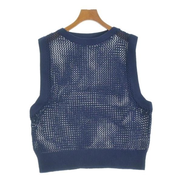 【ブランド】HUMAN WOMAN (ヒューマン　ウーマン)【タイプ】レディース【商品番号】2200642757456r20260225【コンディション】ランク：新品同様   【カラー】紺【サイズ】M【実寸(cm)】身幅:54.5cm,肩幅...