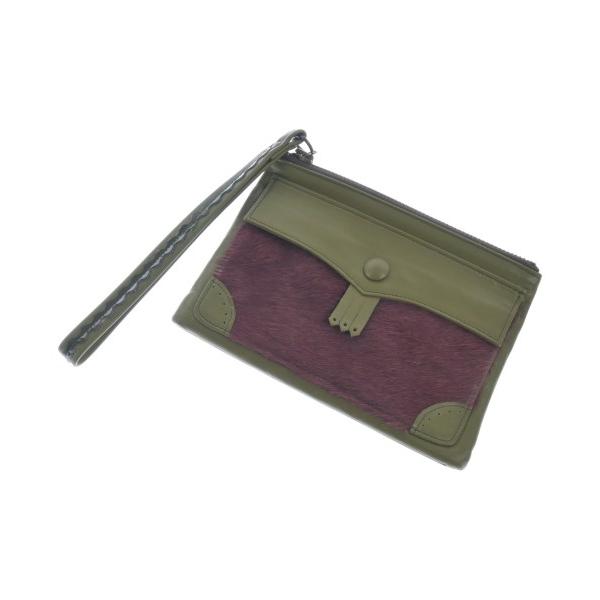 【ブランド】JAMIN PUECH (ジャマンピエッシュ)【タイプ】レディース【商品番号】2200611857439r20251129【コンディション】ランク：B   詳細：全体スレあり【カラー】カーキxエンジ【サイズ】-【実寸(cm)】縦...