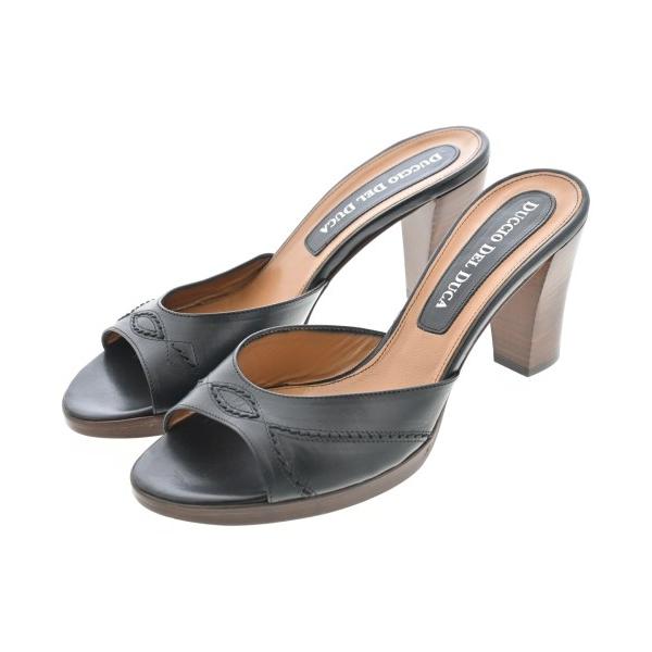 【ブランド】DUCCIO DEL DUCA (デュチョ　デル　デュカ)【タイプ】レディース【商品番号】2200611842053r20251111【コンディション】ランク：B   【カラー】黒【サイズ】EU38(24.5cm位)【実寸(cm...