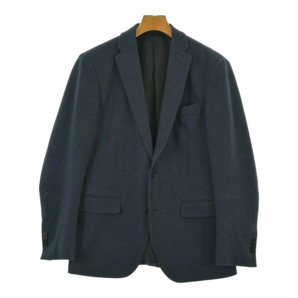 【ブランド】JOSEPH HOMME (ジョセフオム)【タイプ】メンズ【商品番号】2200688448011r20260524【コンディション】ランク：B   詳細：首まわり、袖口汚れあり【カラー】紺x黒(千鳥格子)【サイズ】46(M位)【...