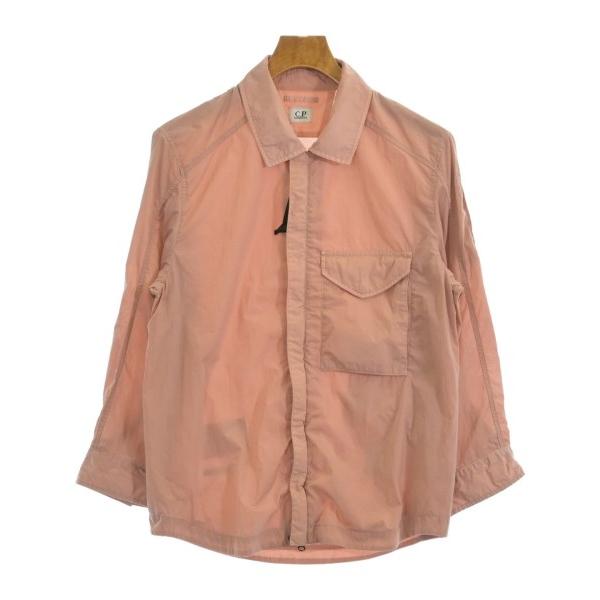 【ブランド】C.P COMPANY (シーピーカンパニー)【タイプ】メンズ【商品番号】2200601588060r20250917【コンディション】ランク：A   【カラー】ピンク【サイズ】S【実寸(cm)】身幅:53cm,肩幅:42.5c...