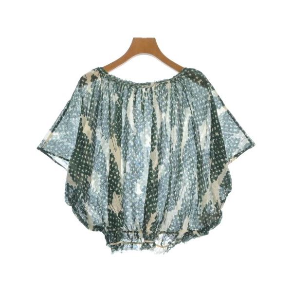 【ブランド】mina perhonen (ミナペルホネン)【タイプ】レディース【商品番号】2200610347634r20251219【コンディション】ランク：A   【カラー】緑xベージュx黒(総柄)【サイズ】38(M位)【実寸(cm)】...