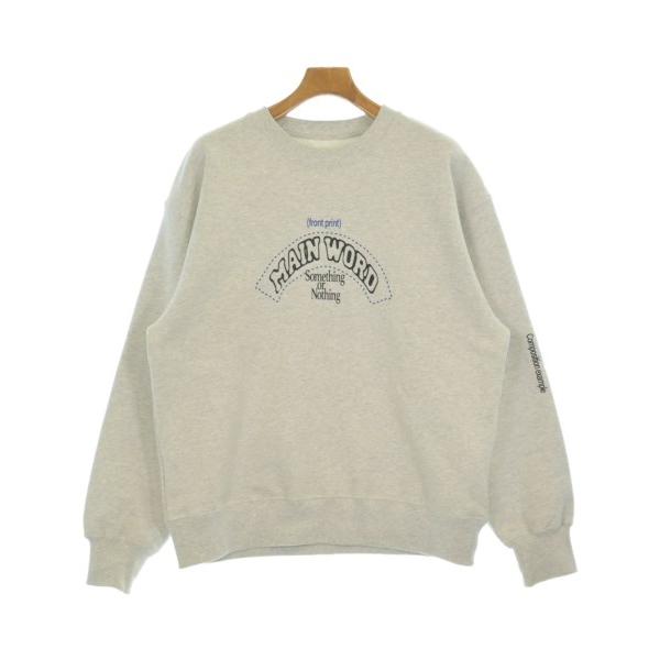 【ブランド】BEAMS T (ビームスティ)【タイプ】メンズ【商品番号】2200684545035r20260520【コンディション】ランク：B   詳細：首まわり、袖口汚れあり【カラー】ライトグレー【サイズ】M【実寸(cm)】身幅:57c...