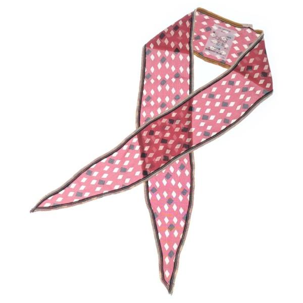 【ブランド】その他 (ソノタ)【タイプ】レディース【商品番号】2200631232292r20251207【コンディション】ランク：新品同様   【カラー】赤x白x黒(総柄)【サイズ】-【実寸(cm)】全長:78cm,幅:6cm【素材】絹1...