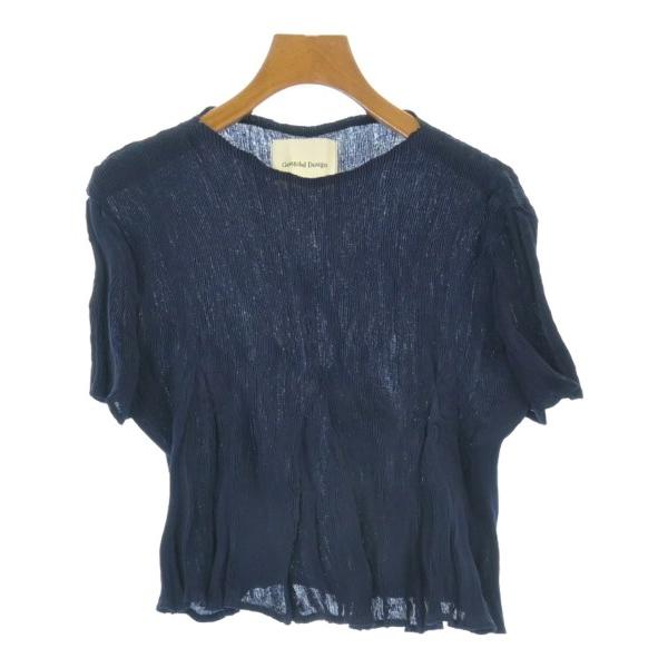 【ブランド】その他 (ソノタ)【タイプ】レディース【商品番号】2200611851086r20251026【コンディション】ランク：B   【カラー】紺【サイズ】F【実寸(cm)】身幅:36cm,肩幅:28cm,袖丈:15cm,着丈:43c...