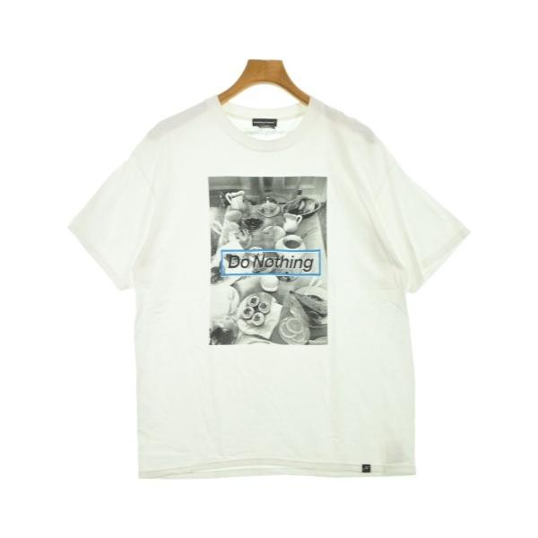 【ブランド】DONOTHING CONGRESS (ドゥーナッシングコングレス)【タイプ】メンズ【商品番号】2200604944078r20250925【コンディション】ランク：B   【カラー】白【サイズ】L【実寸(cm)】身幅:53cm...