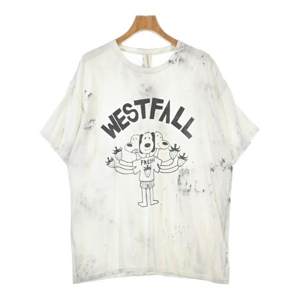 【ブランド】WESTFALL (ウエストフォール)【タイプ】メンズ【商品番号】2200678386200r20260502【コンディション】ランク：A   【カラー】白x黒【サイズ】L【実寸(cm)】身幅:54cm,裄丈:49cm,着丈:7...