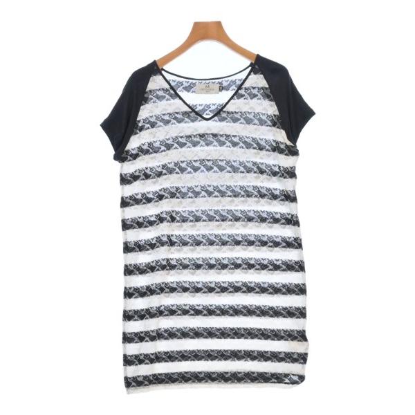 【ブランド】DEVASTEE (ディバステ)【タイプ】レディース【商品番号】2200590738149r20250912【コンディション】ランク：A   【カラー】黒x白(ボーダー)【サイズ】36(S位)【実寸(cm)】身幅:44cm,裄丈...