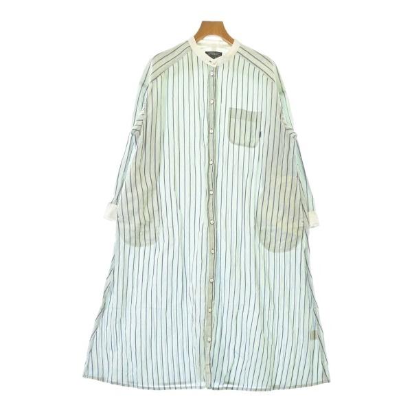 【ブランド】reac (レアック)【タイプ】レディース【商品番号】2200643088443r20260209【コンディション】ランク：B   【カラー】緑x紫x白(ストライプ)【サイズ】2(M位)【実寸(cm)】身幅:60cm,裄丈:76...