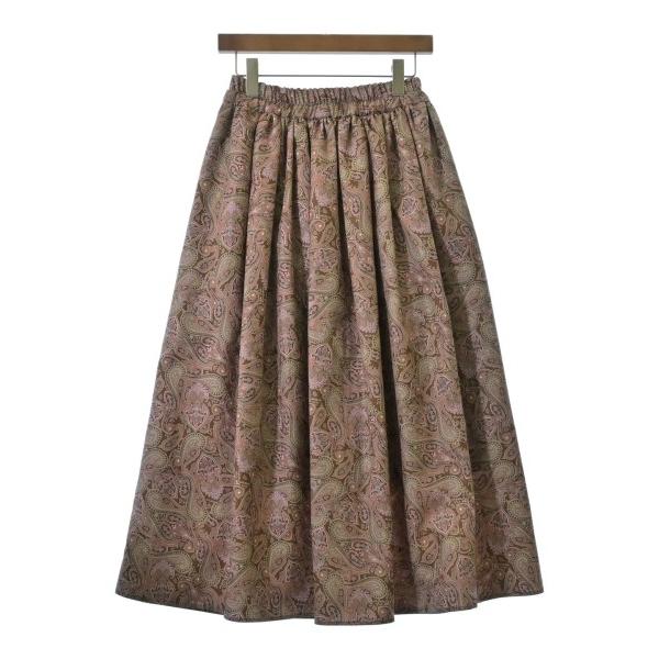 【ブランド】CAROLINA GLASER (カロリナグレイサー)【タイプ】レディース【商品番号】2200672393136r20260428【コンディション】ランク：B   【カラー】茶xピンクx赤等(総柄)【サイズ】-(S位)【実寸(c...